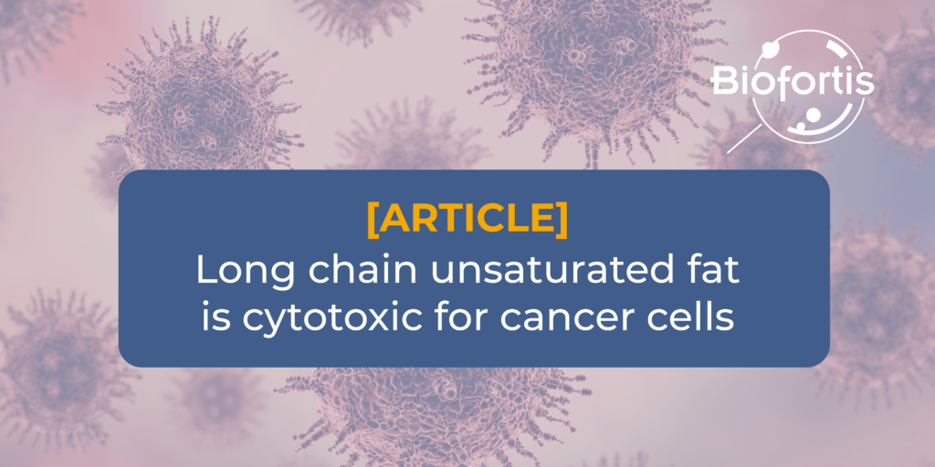 [ARTICLE] Long chain unsaturated fat is cytotoxic for cancer cells ...